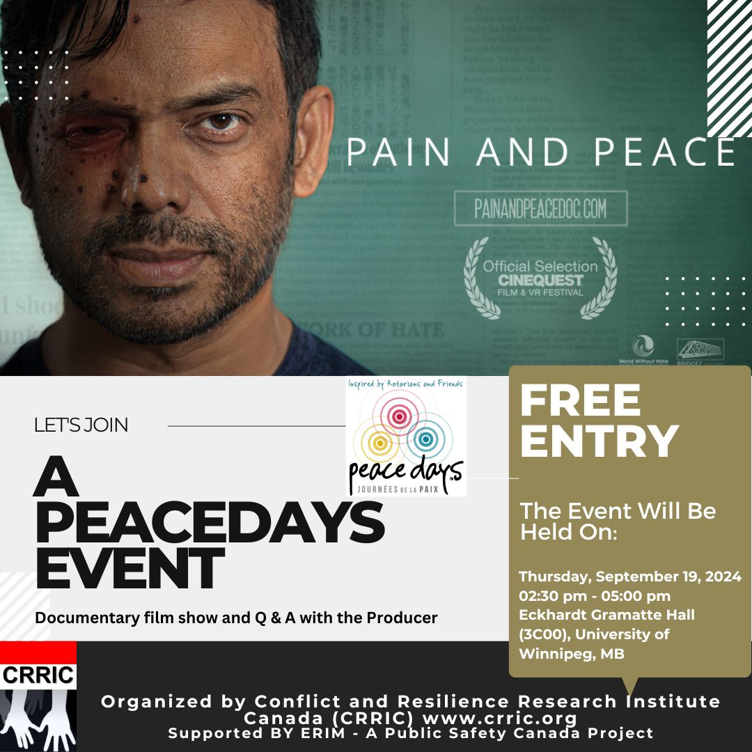 Pain and Peace: A Story of Resilience against Hate – Welcome To ERIM